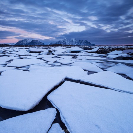 Lofoten Islands Norway | Frozen Sea Ice on Vestvagoy | Friday Photo #78 ...