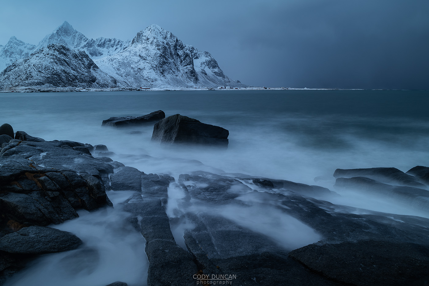 Grey January Sky | Friday Photo #370 | Lofoten Islands Norway | 68 North